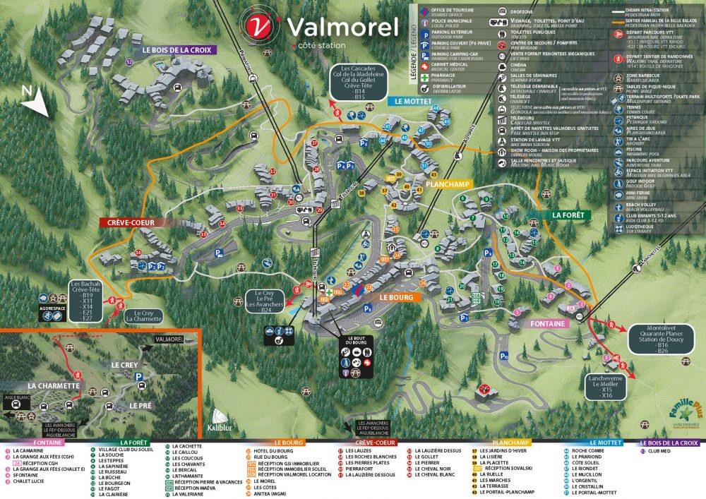 Parkings | Où stationner à Valmorel