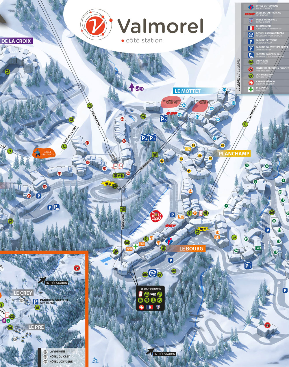 Plans et documentations - Infos pratiques - Valmorel