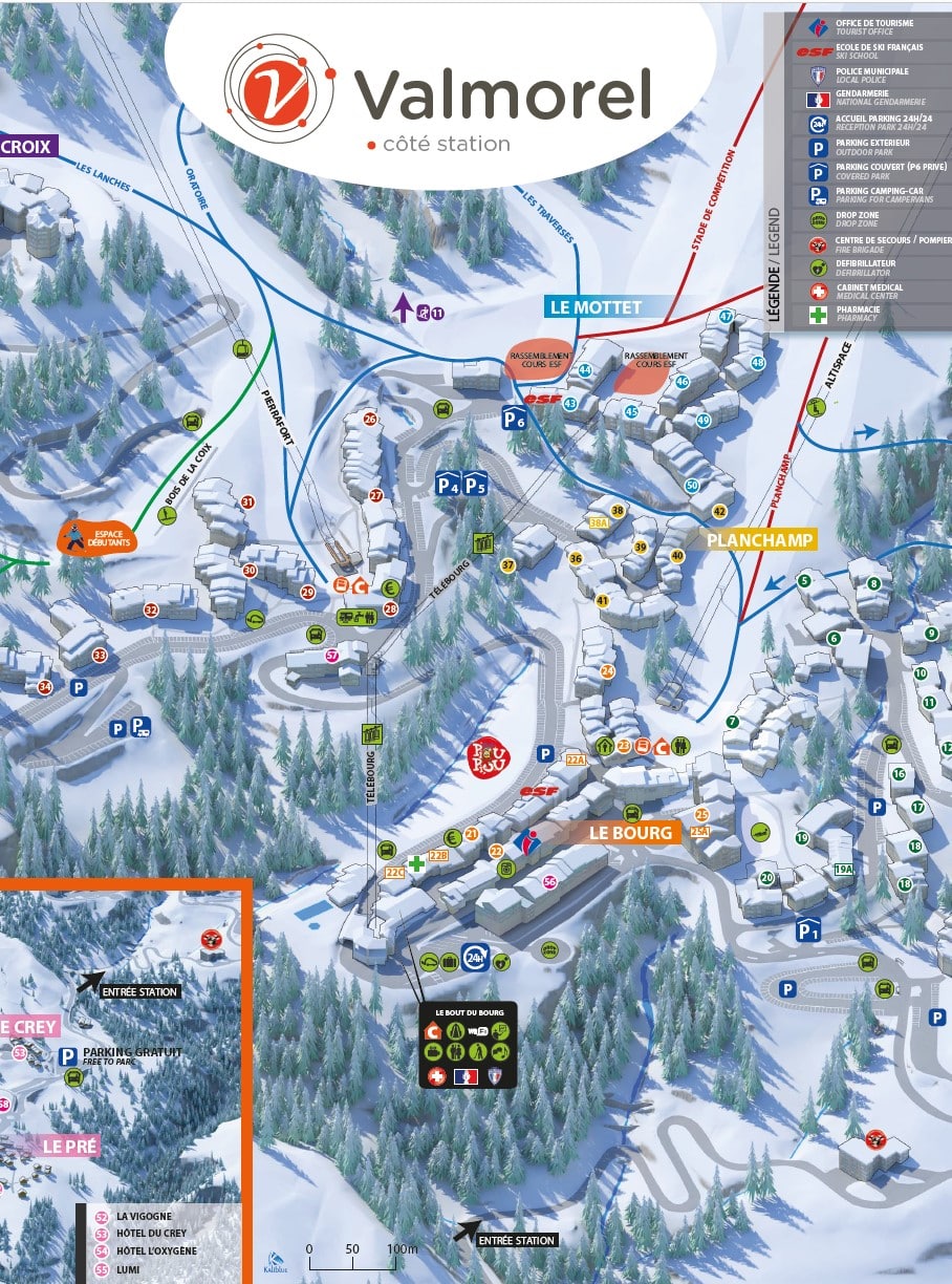Plans et brochures - Infos pratiques - Valmorel