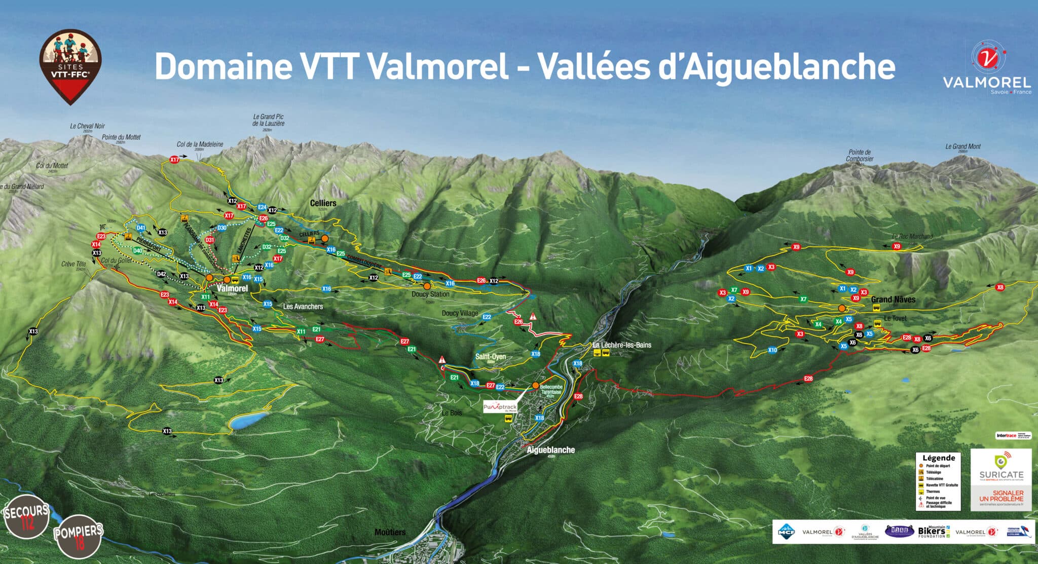 Découvrez le domaine VTT de Valmorel en Savoie