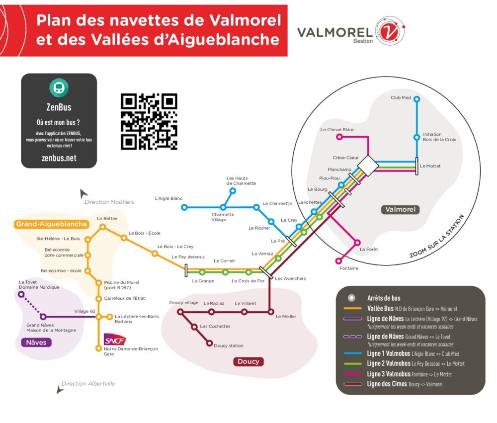 Free shuttles - Valmorel